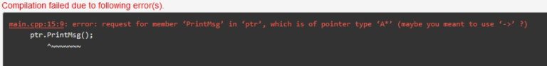 C Expression Must Have Class Type Solved Mr Codehunter