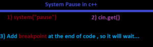 system pause c++ - Mr.CodeHunter